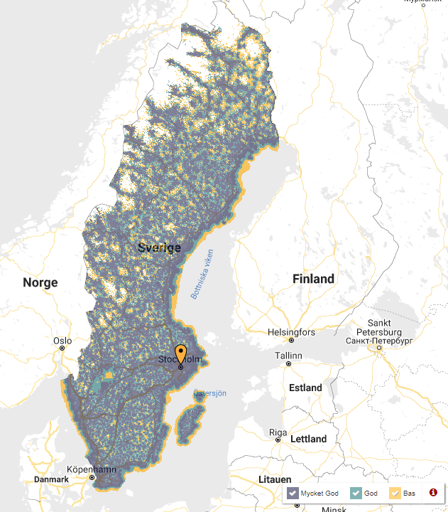 Bäst täckning 2022 - en genomgång av alla operatörer
